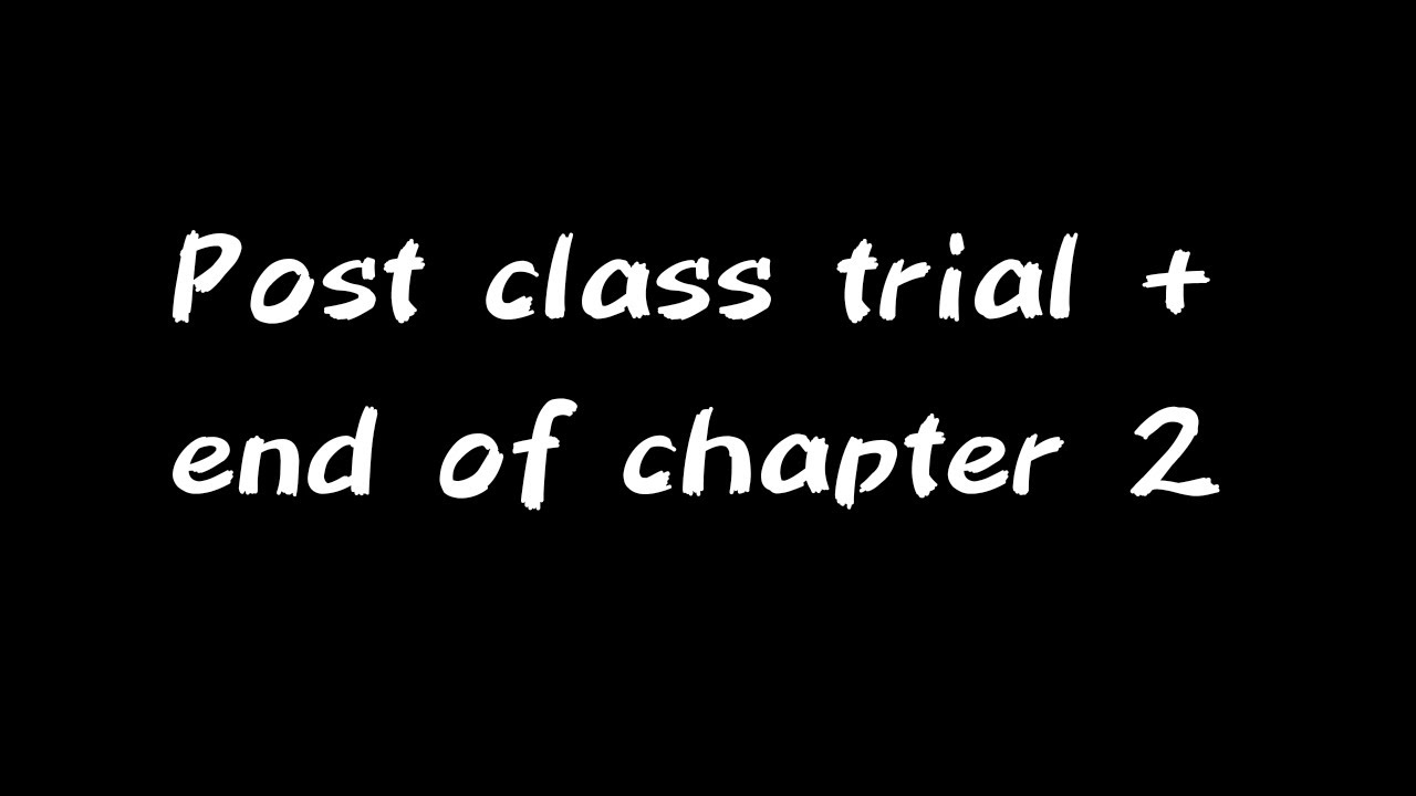 Post class trial + end of chapter 2 gacha club Danganronpa Mastermind ...