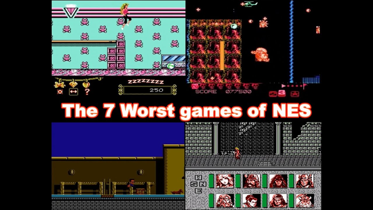The 7 Worst games of NES - YouTube