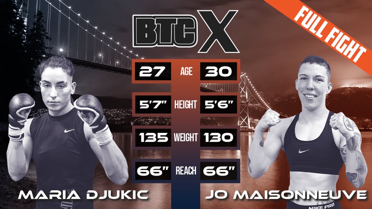 FULL FIGHT | Maria Djukic vs Jo Maisonneuve | BTC X - YouTube