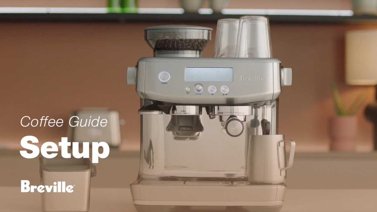 The Barista Pro™ | Set up your espresso machine in seven easy steps ...