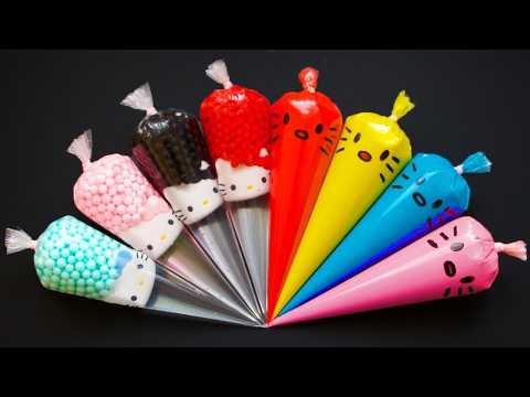 Making Slime with Piping Bags! Most Satisfying Slime Video★ASMR★#ASMR #PipingBags