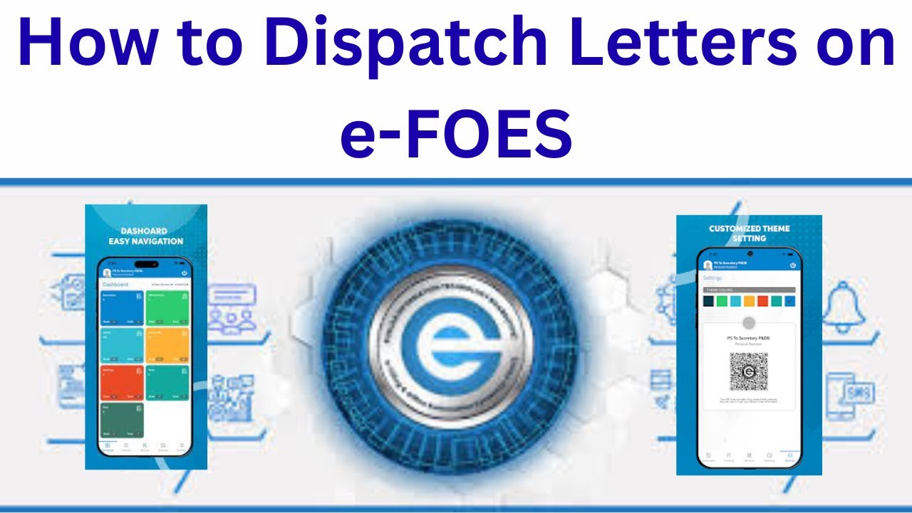 How to Dispatch Letters on e-FOES - YouTube