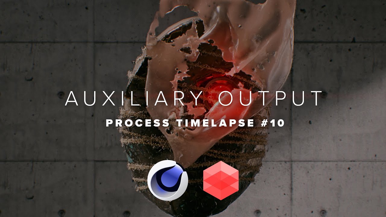 Cinema 4D + Redshift : Timelapse Process Video : Persona Captis : Auxiliary Output - YouTube