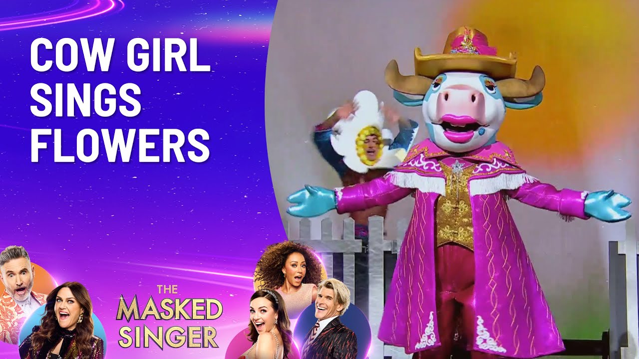 Cow Girl 'Flowers' Performance - Season 5 | The Masked Singer Australia ...