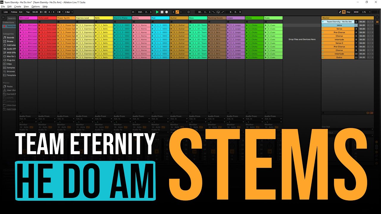 Team Eternity - He Do Am || Official Stems || Ableton Live || - YouTube