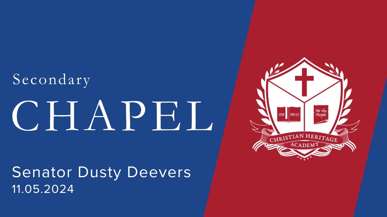 2024–11–05—Secondary Chapel—Oklahoma State Senator Dusty Deevers - YouTube