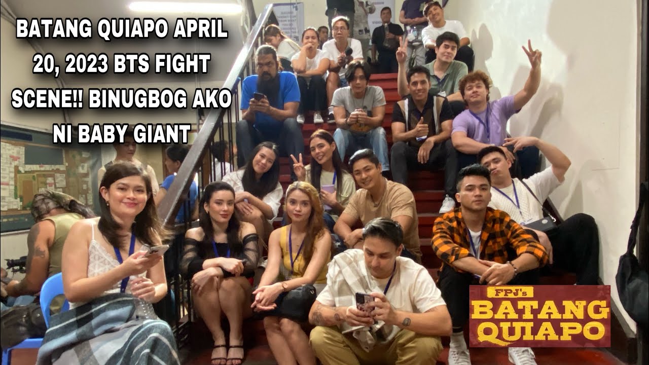 FPJ’s Batang Quiapo April 20, 2023 BTS Fight Scene!! Binugbog ako ni ...