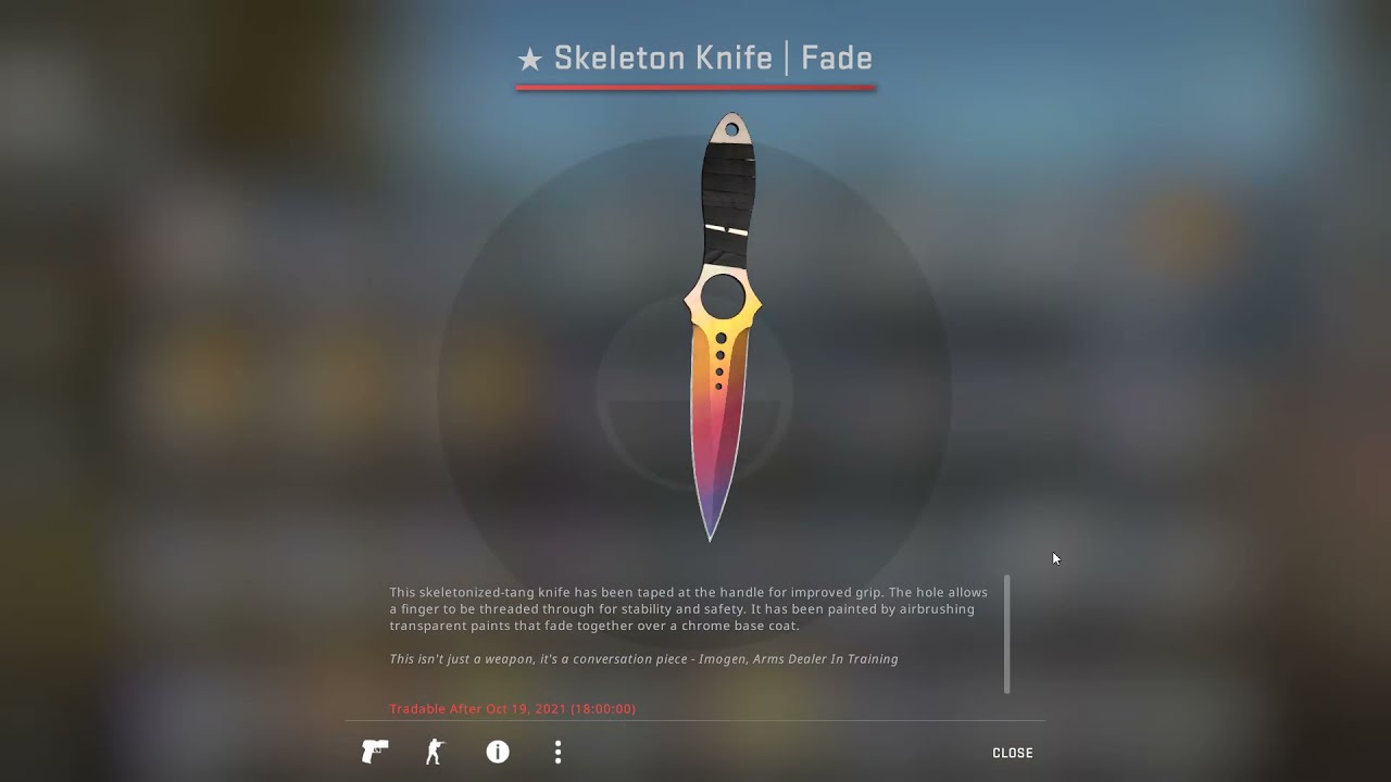 CS GO Skeleton Fade Unboxing | $2000 KNIFE | FACTORY NEW ...