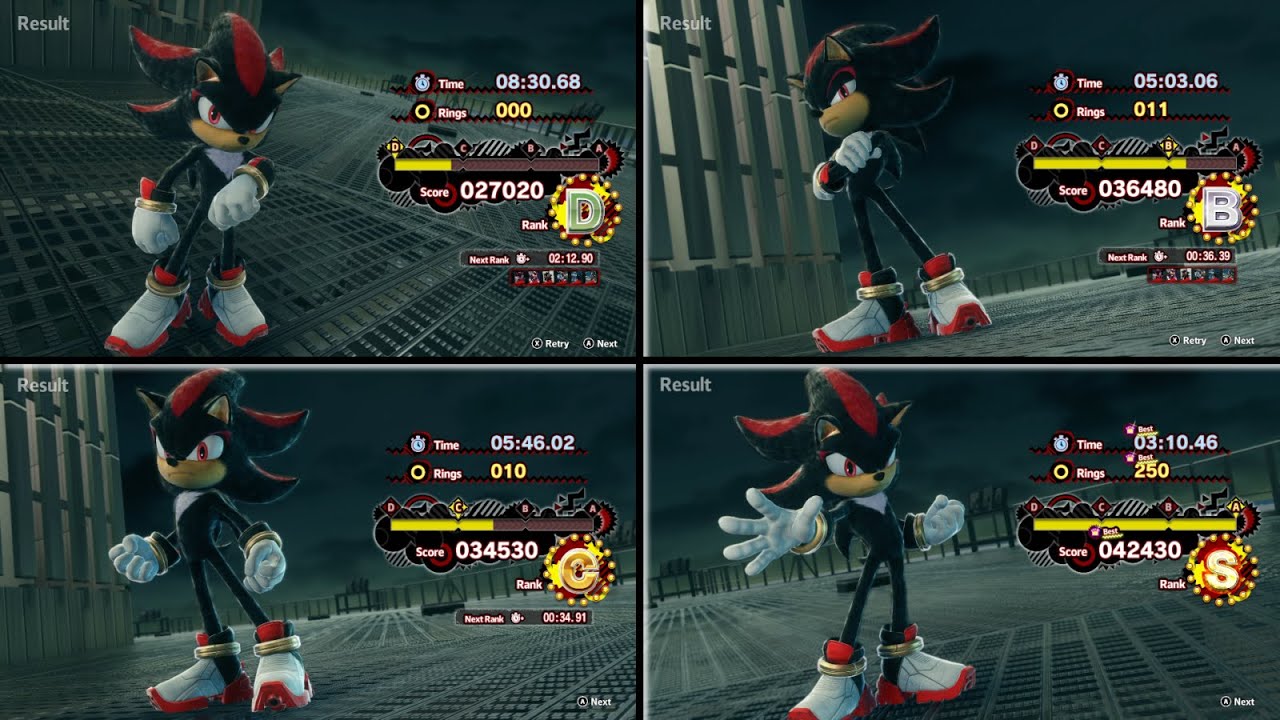 Movie Shadow: All Rank Animations (DLC) - YouTube