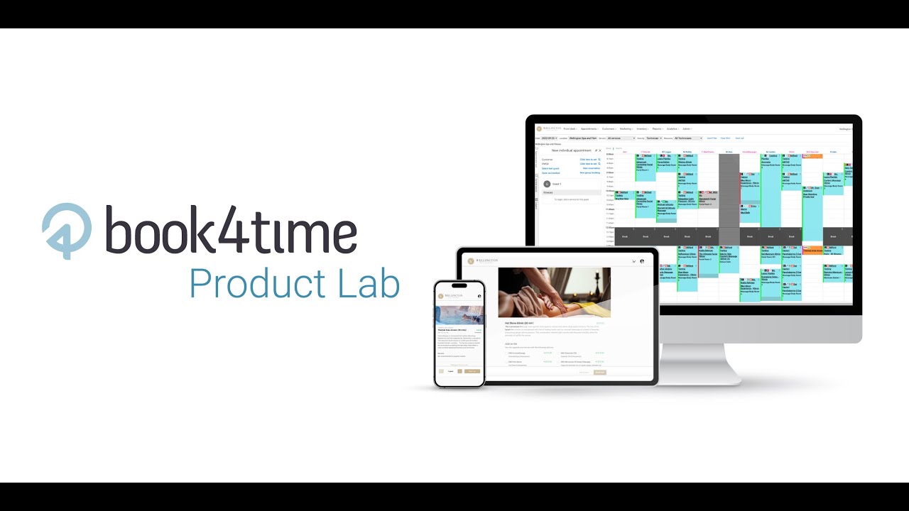 Book4time Product Lab: Online Booking - Spa, Cabanas, Activities - YouTube