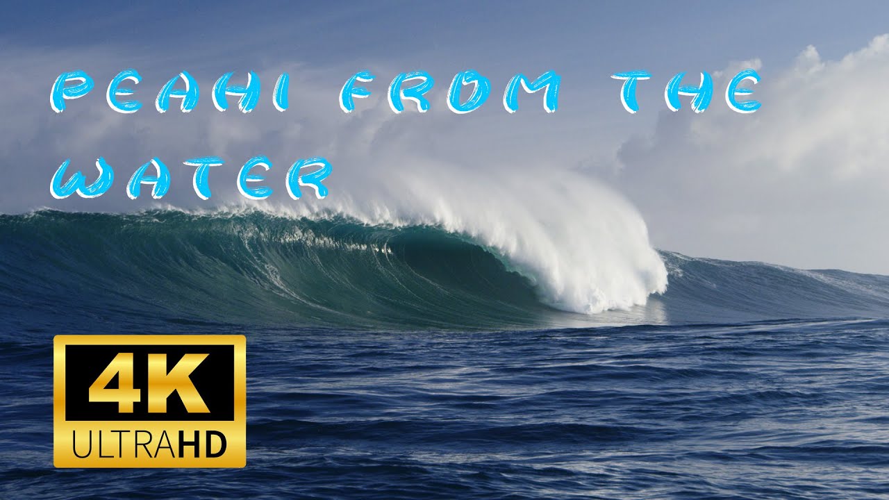 MONSTER SWELL HITS HAWAII! PEAHI FROM THE WATER! - YouTube