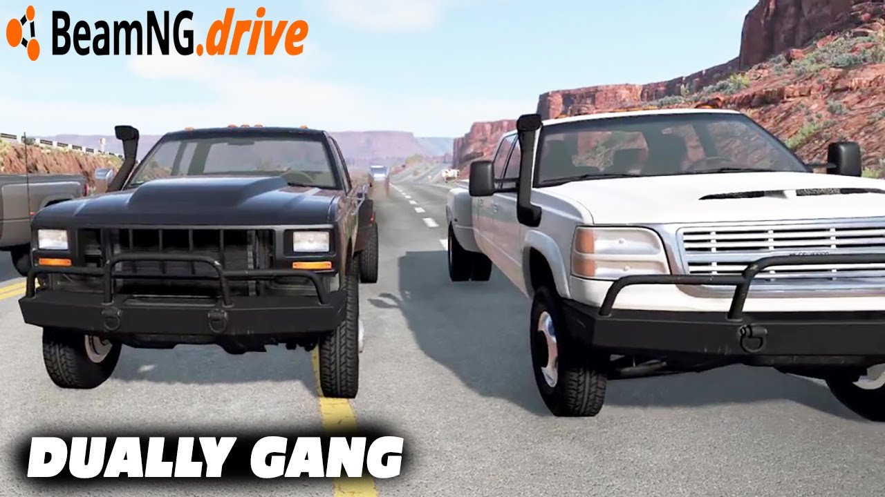 BeamNG.drive MP - DUALLY PICKUP OFFROAD FOLLOW THE LEADER CHALLENGE ...