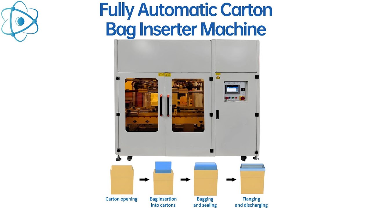 Automatic Carton Bagging Machine in Action! - Fully Automated Packaging Solution - YouTube