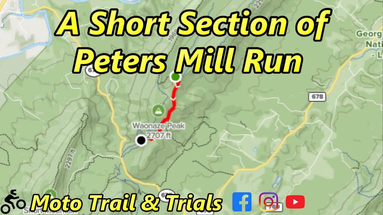 Peters Mill Run Last Section - YouTube