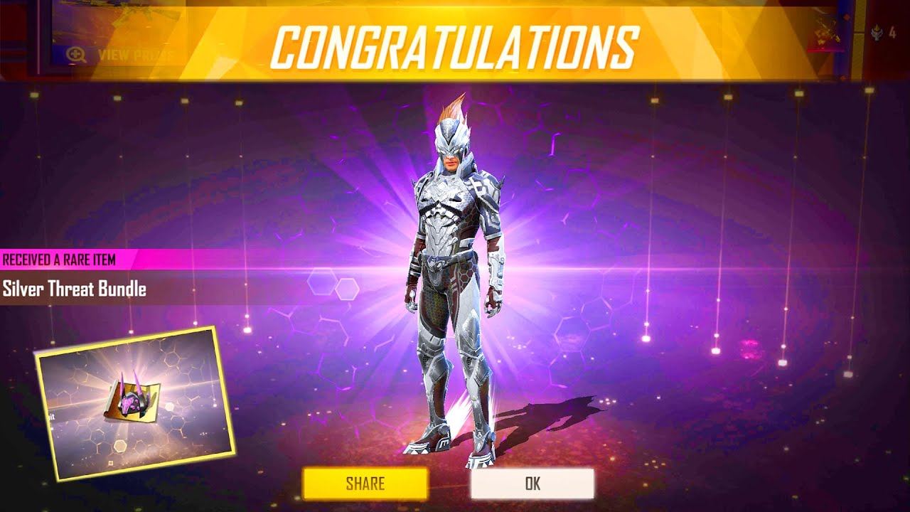 SILVER THREAT BUNDLE FULL REVIEW | NEW SPIDER NEST INCUBATOR FREE FIRE ...