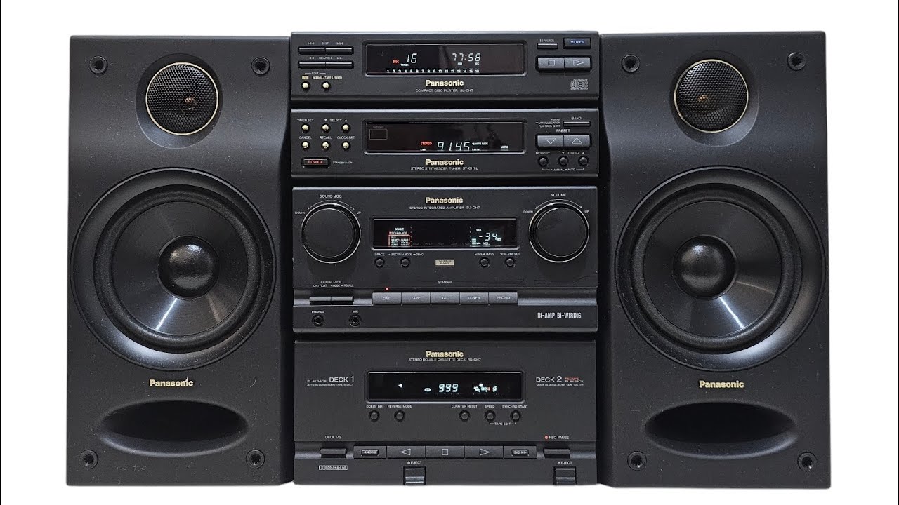 High End Quality Panasonic Stereo System - YouTube