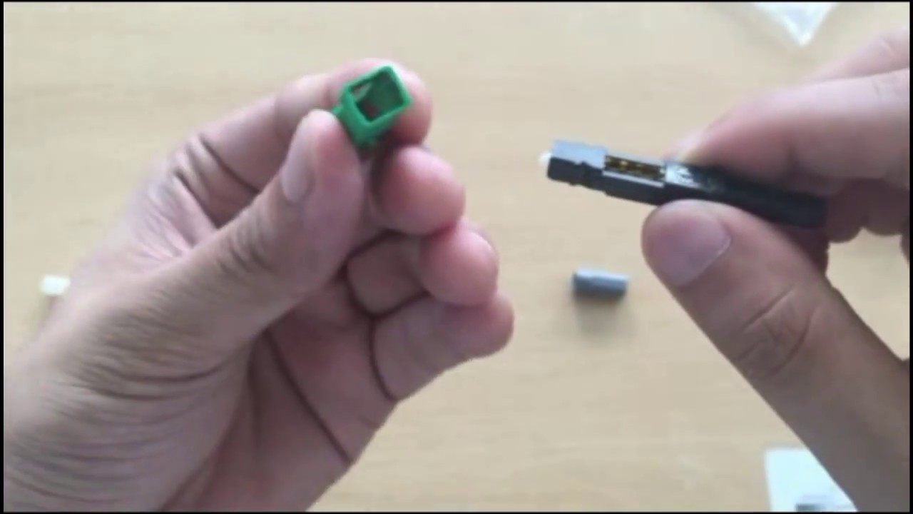 Field Installable Connector SC APC Assembly Process - Romatecsans - YouTube