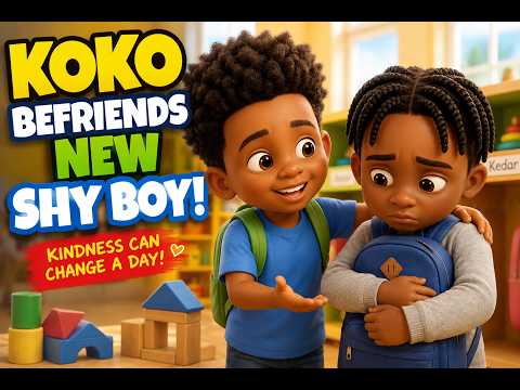 Koko Befriend New Shy Boy | Koko's Brave Adventures | Animated Stories for Kids