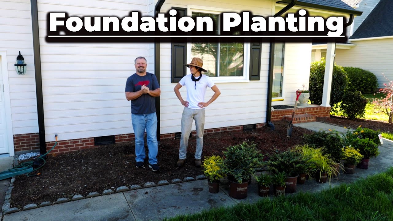Foundation Plant Ideas - One Day Landscaping - YouTube