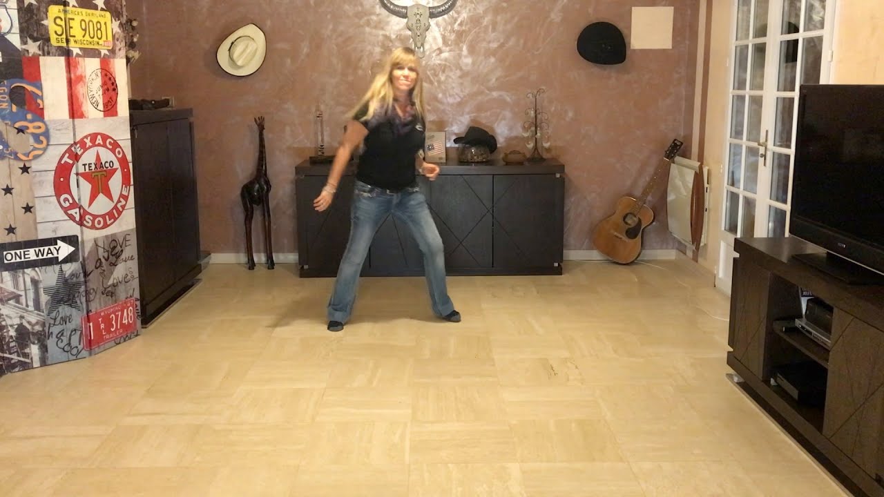 Knock Off - Country Line Dance - YouTube