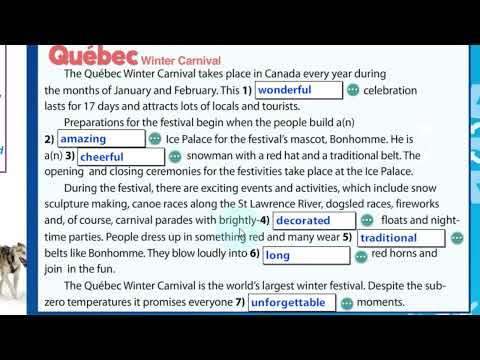 Quebec winter carnival.