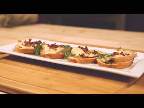 Turkey and Dill Havarti Bruschetta