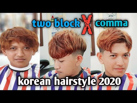 COMMA HAIRSTYLE vs TWO BLOCK - korean hairstyle trend rambut 2020 - YouTube