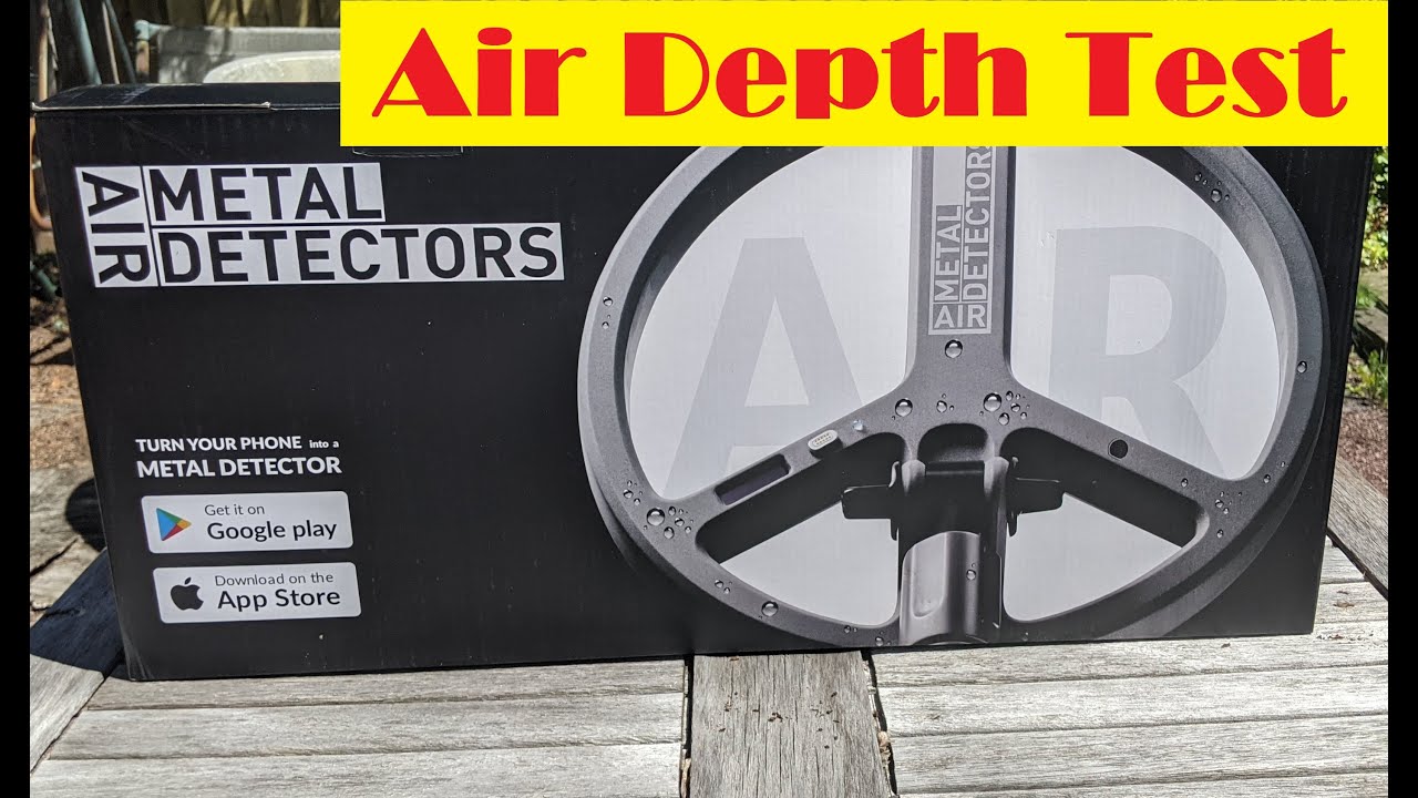 Air Metal Detector Air Depth Test - YouTube