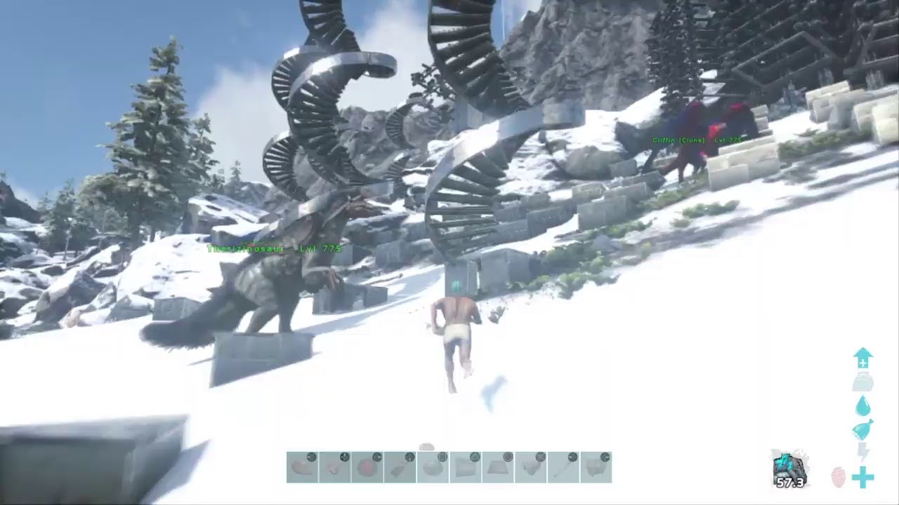 Ark survival fibercraft in rag raiding big base - YouTube