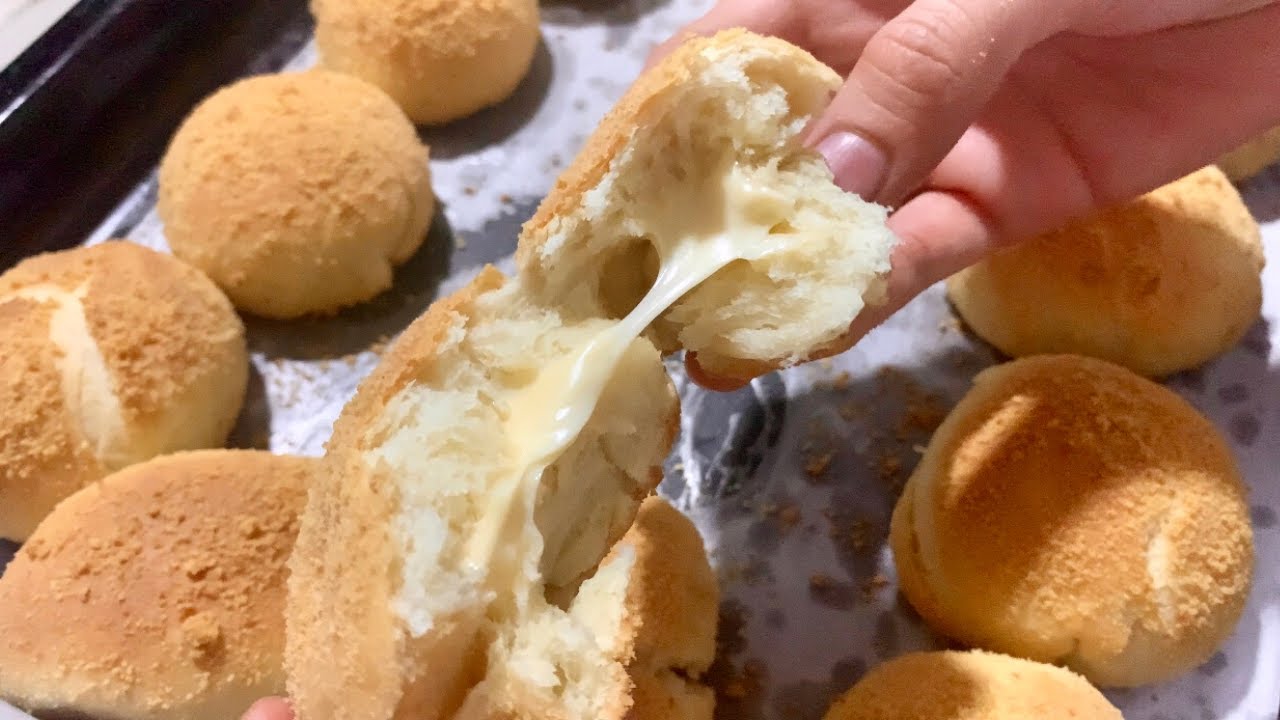 CHEESE PANDESAL | Trending Soft Bread Recipe - YouTube