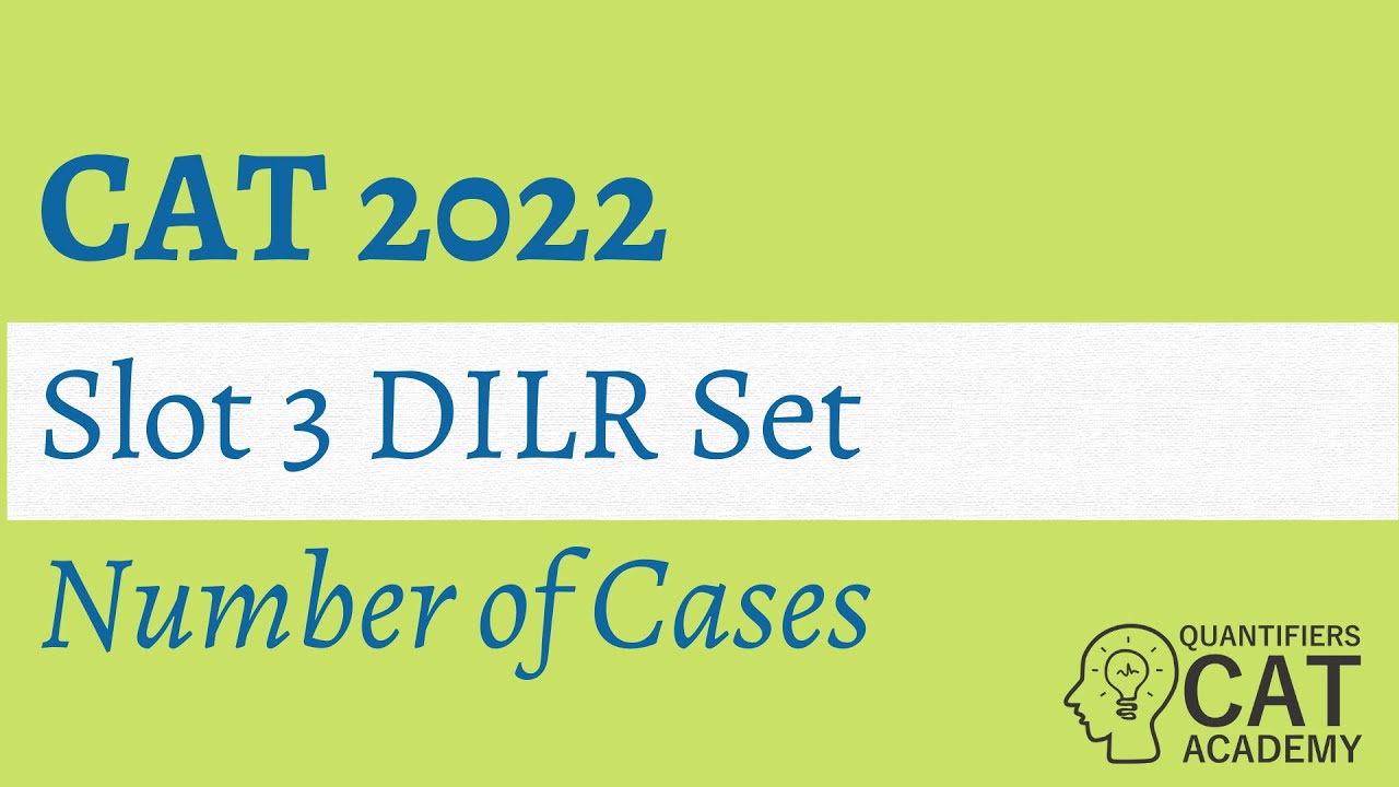 CAT 2022 Slot 3 DILR Set #catexam #cat2022 #catdilr - YouTube