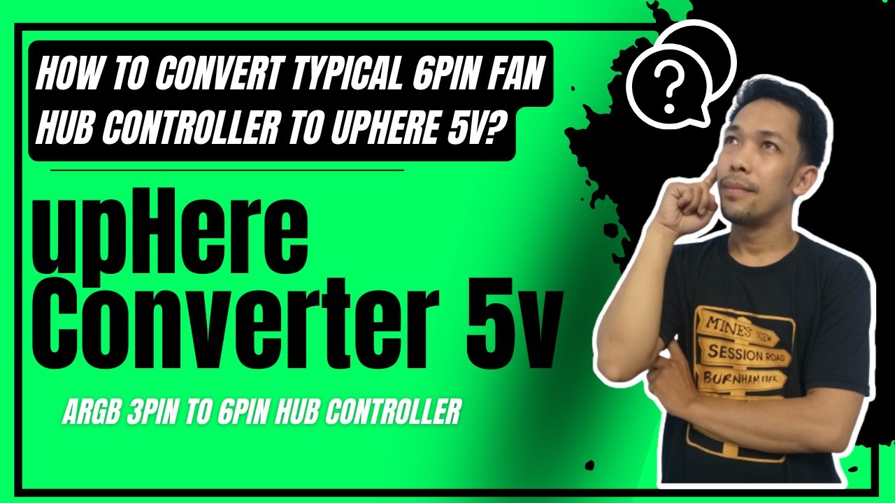 upHere Converter Hub to typical 6pin fan Hub - YouTube