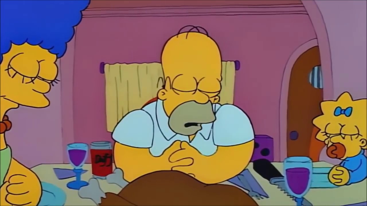 Thanksgiving Prayer - The Simpsons - YouTube