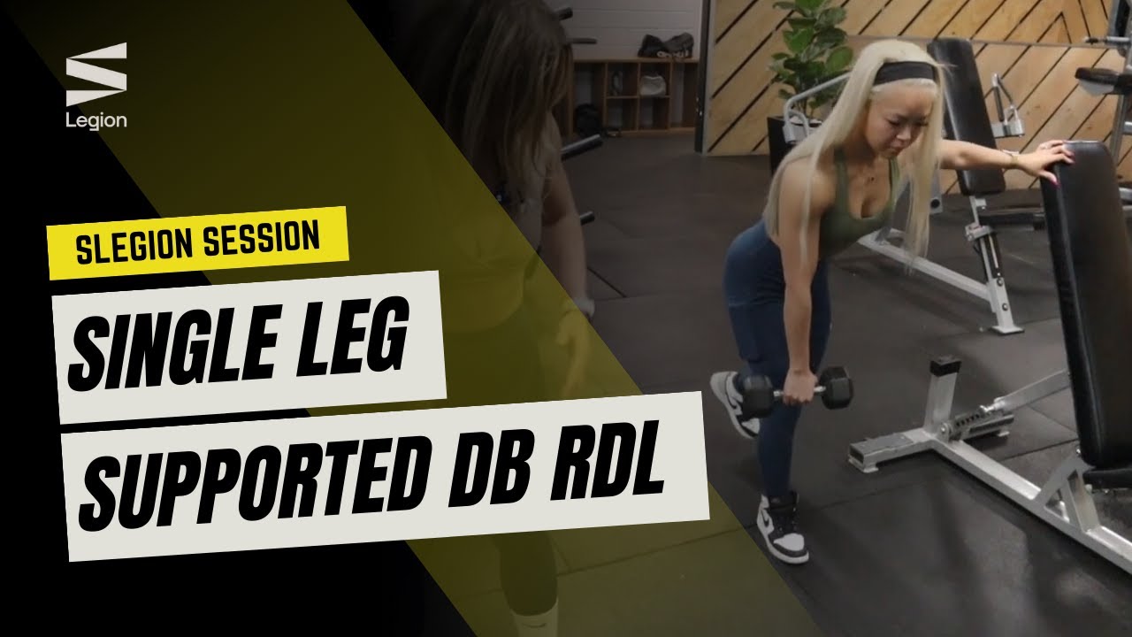 Single Leg Supported Dumbbell RDL - YouTube