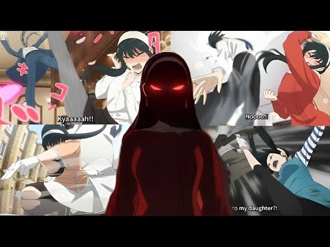 Yor showing off her assassin skills that cracked my baccc || Spy x Family