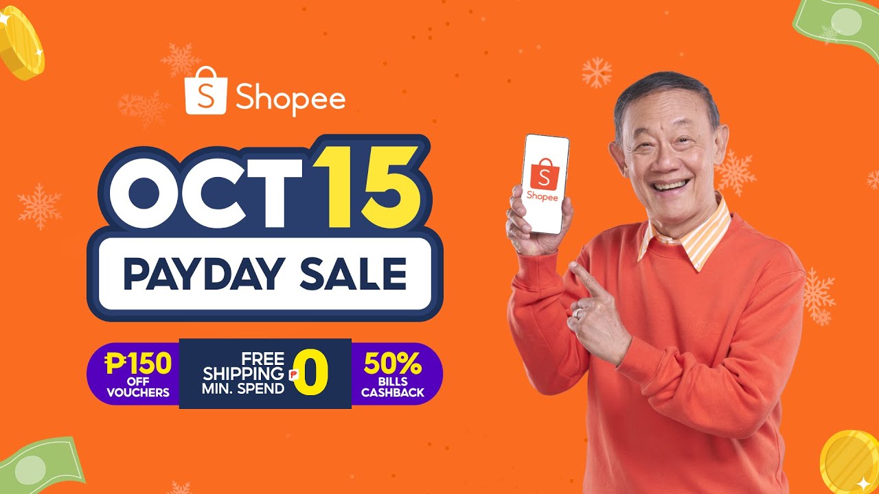 Mark your calendars: Shopee Payday Sale this October 15! - YouTube