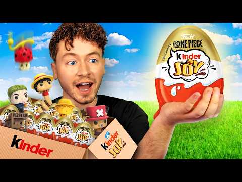 ICH öffne 100 KINDER JOY in der ONE PIECE Edition!