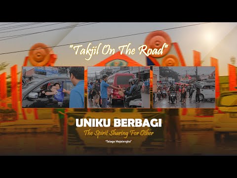 UNIKU BERBAGI PAKET TAKJIL UNTUK BERBUKA PUASA DI ALUN-ALUN TALAGA KAB.MAJALENGKA