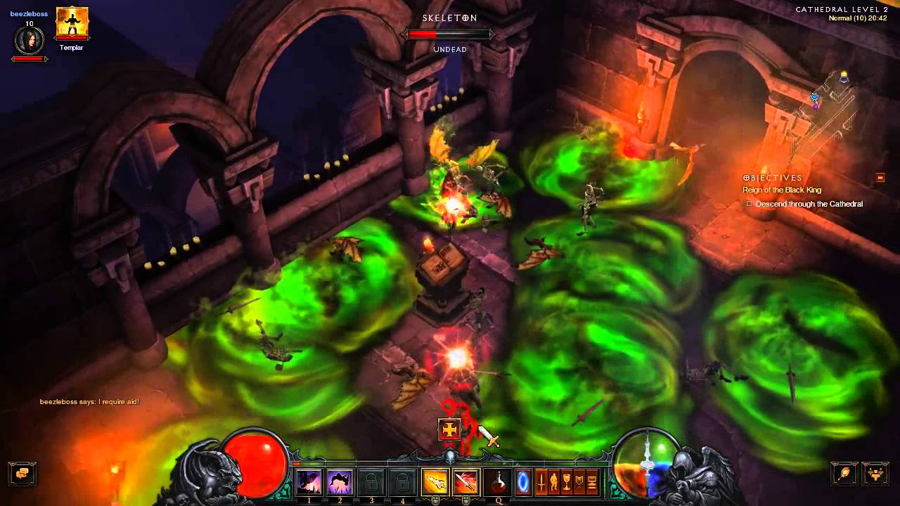 diablo 3 game-play (starter edition at the moment) - YouTube