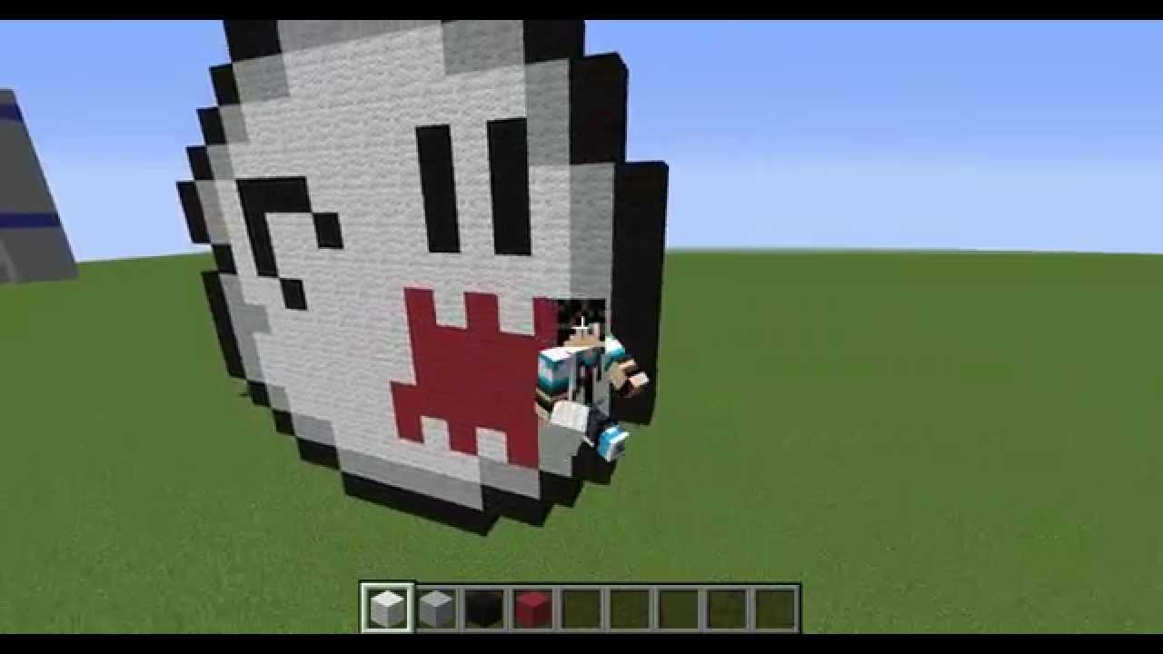 Minecraft tutorial| Mario Ghost: Happy Halloween!!! - YouTube