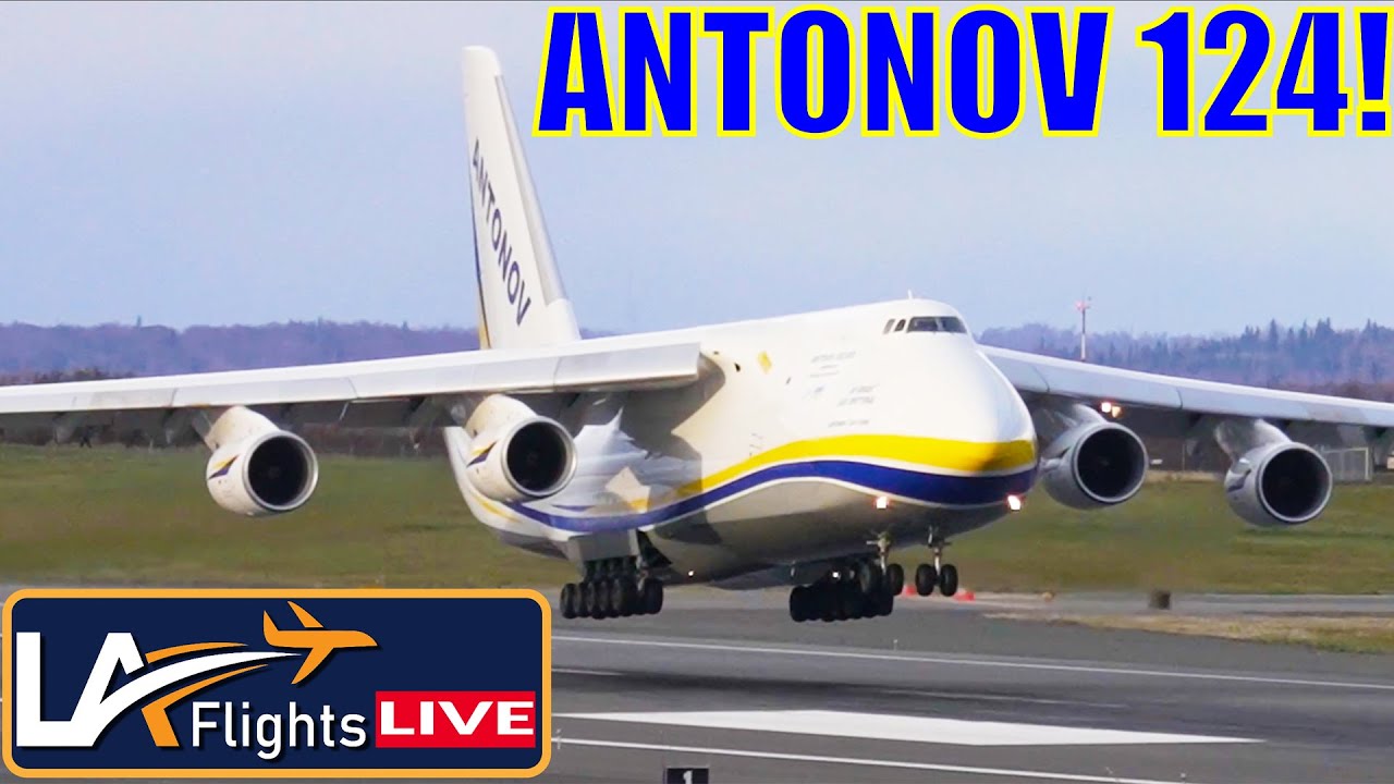EXCITING ANTONOV 124 ARRIVAL ANCHORAGE! - YouTube