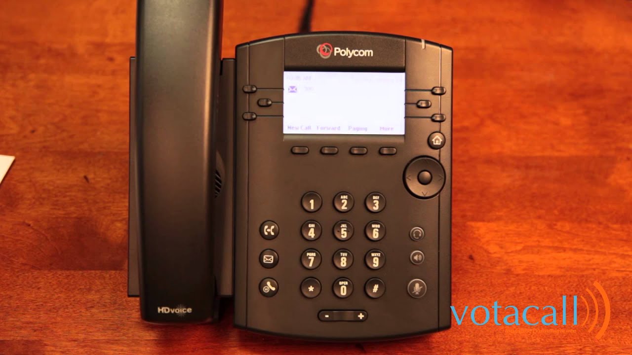 Votacall Hosted VoIP Polycom VVX300-310 Training Video - YouTube