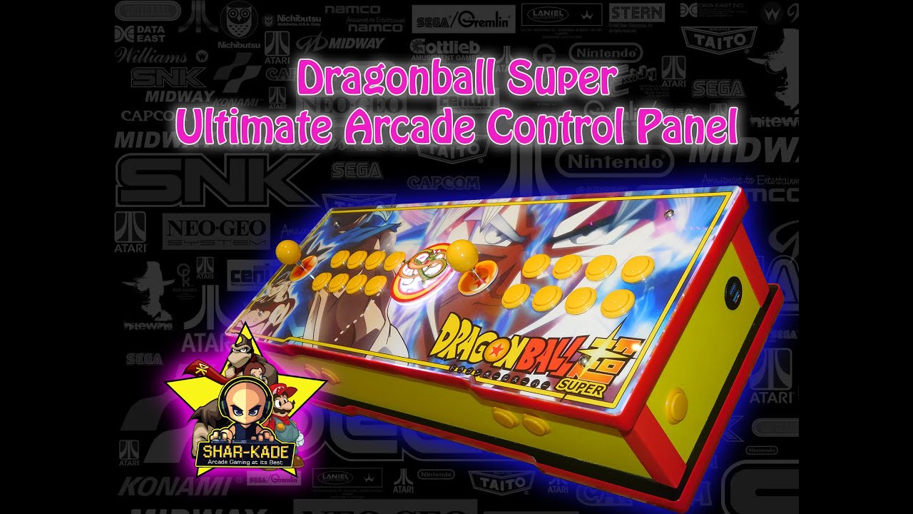 Dragonball Super - Ultimate Delux Arcade Control Panel #arcade #mame - YouTube
