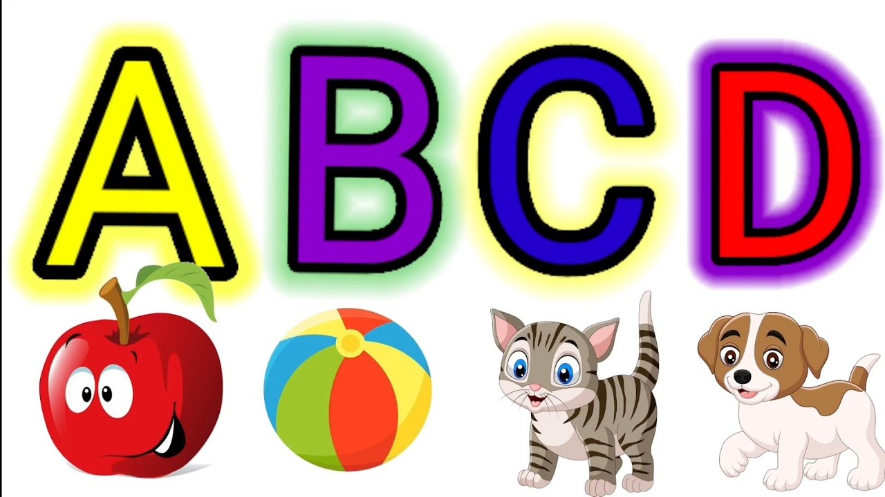 LEARN ALPHABETS OF ABCD/ LEARN ABCD LETTER BY LATTER/LEARN ABCD BY ...