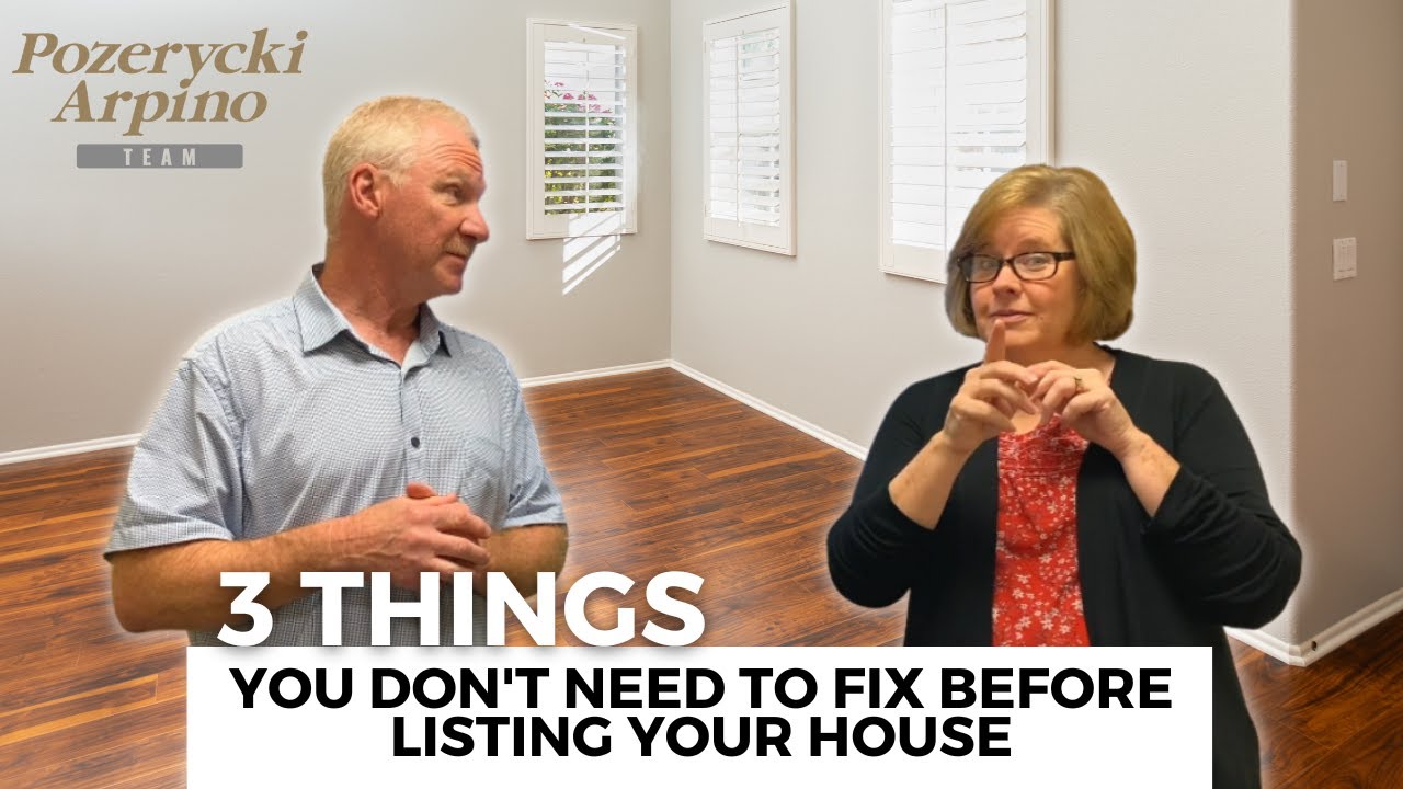 3 Things You DON'T Need to Fix Before Listing Your House - YouTube