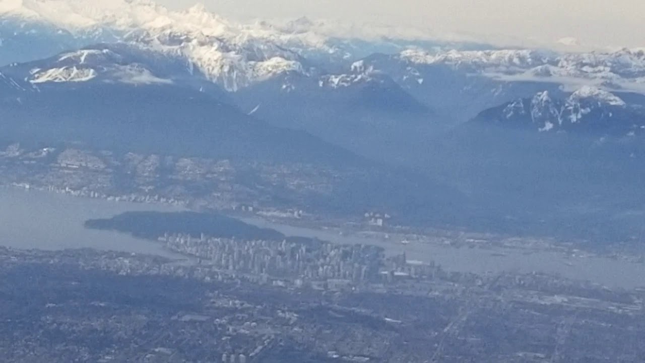 Flying over Vancouver Feb 2020 - YouTube