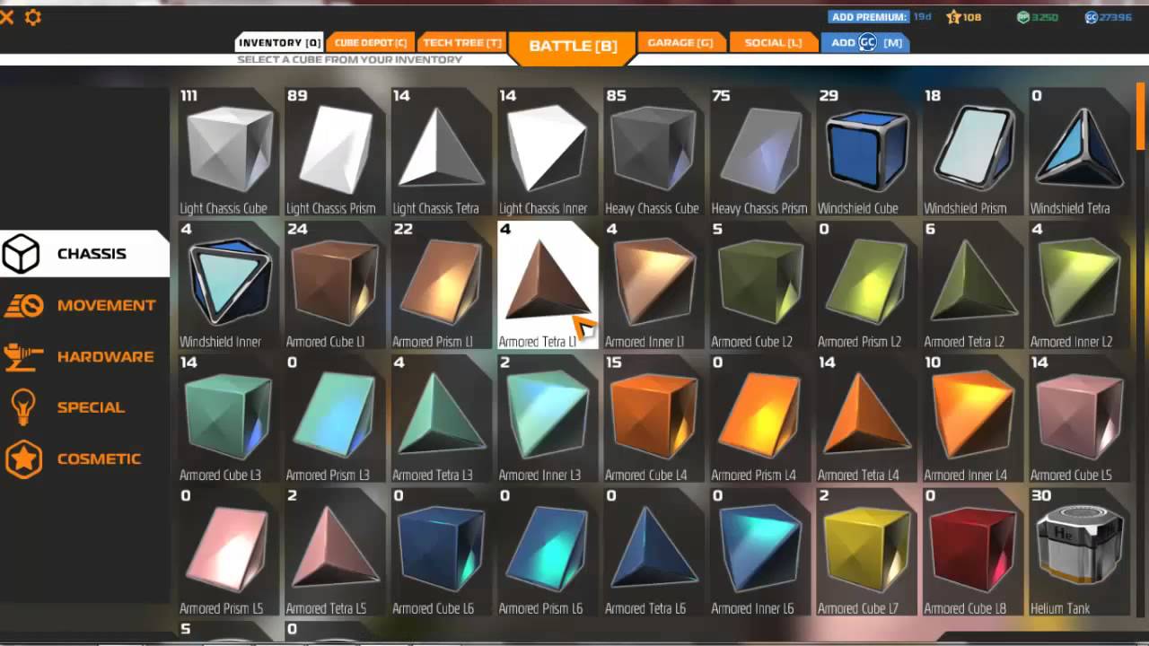 Robocraft: Red Cubes for T6 Aerofoil Flyers and hitting Level 30 ...