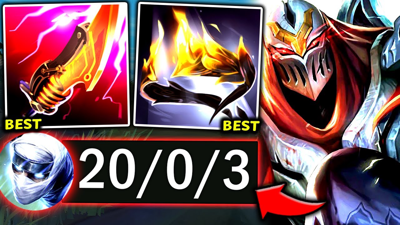 ZED TOP #1 BEST BUILD TO 1V5 EVERYONE (ZED IS A BEAST👌) - 2025 Zed TOP ...