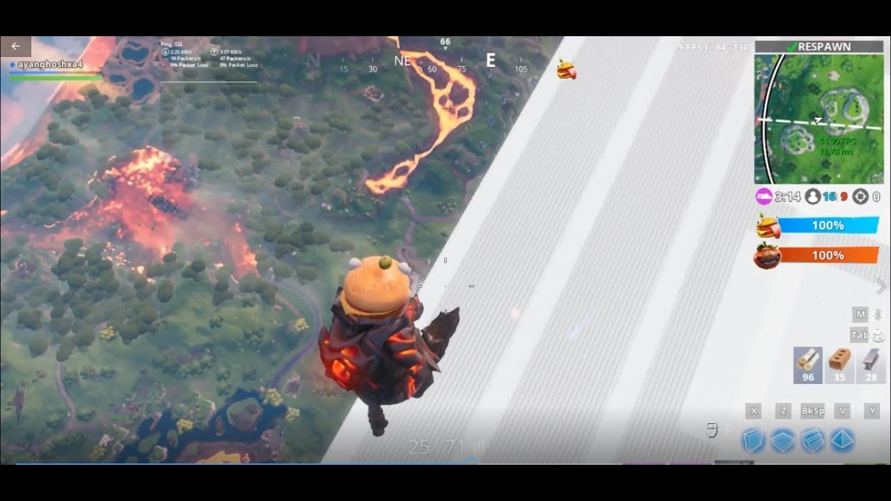 How to cross the barrier in food fight:deep fried (glitch) - YouTube