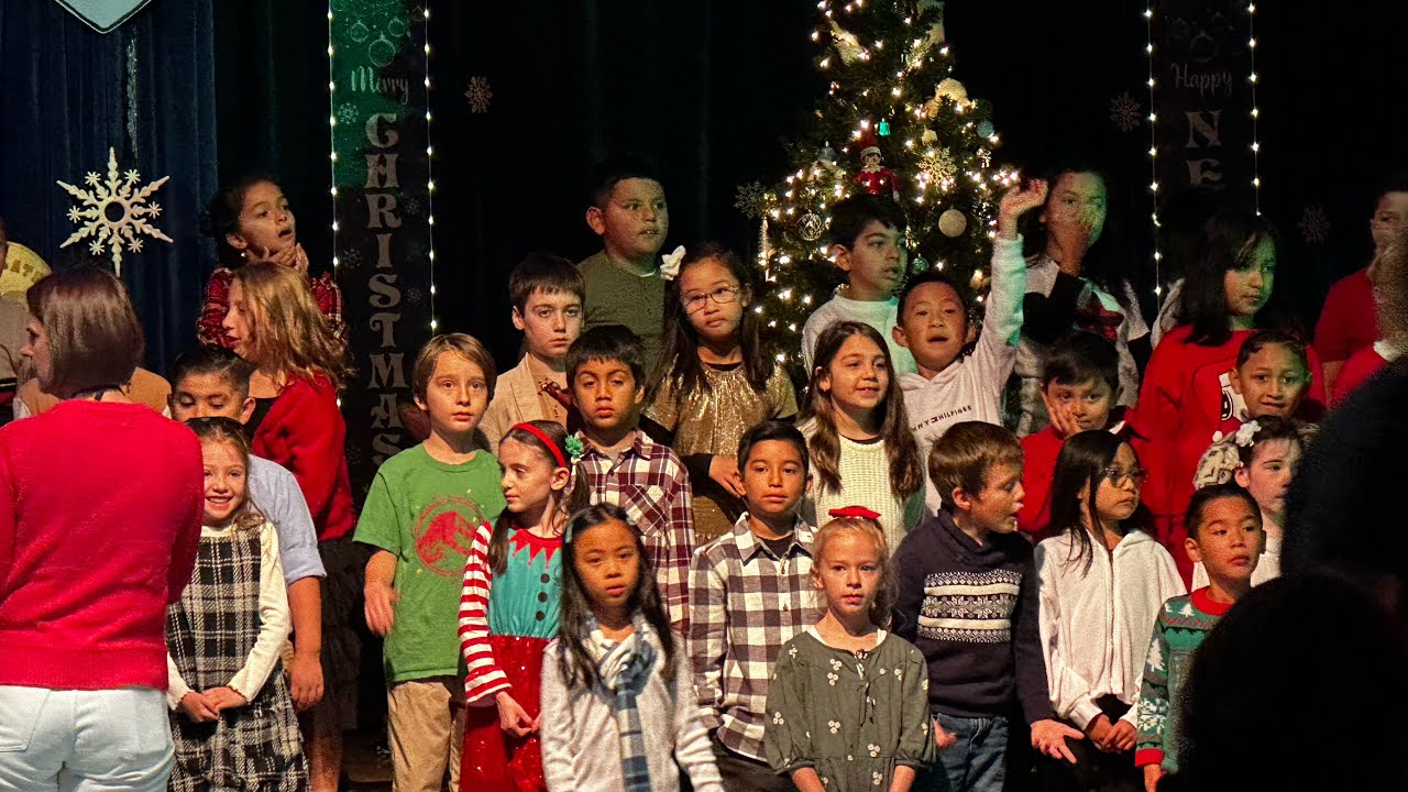 2023 Darby Elementary Christmas Program 2nd Grade and TK - YouTube